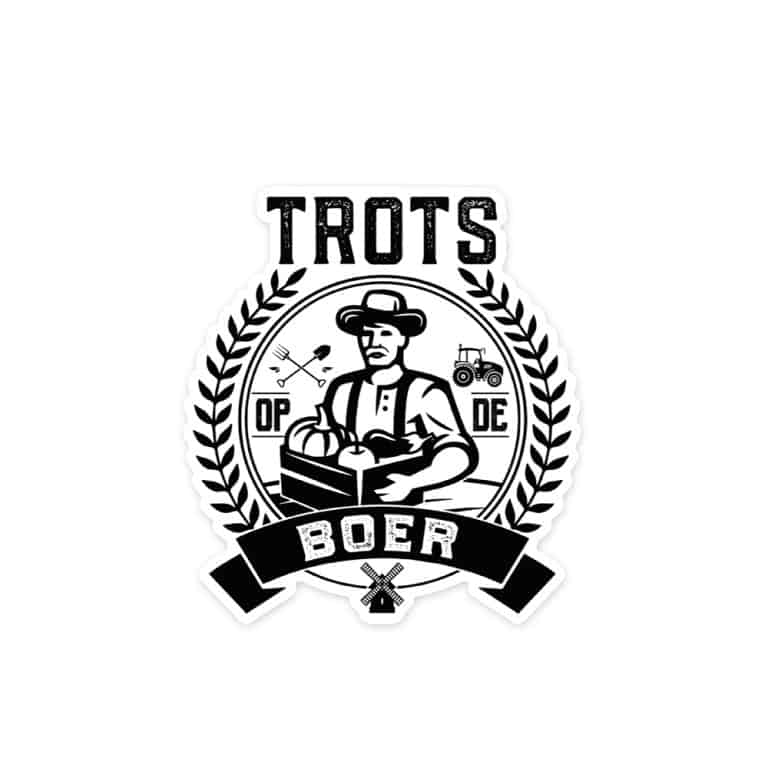 Trots Op De Boer Sticker Bestellen | Agrifanshop.nl